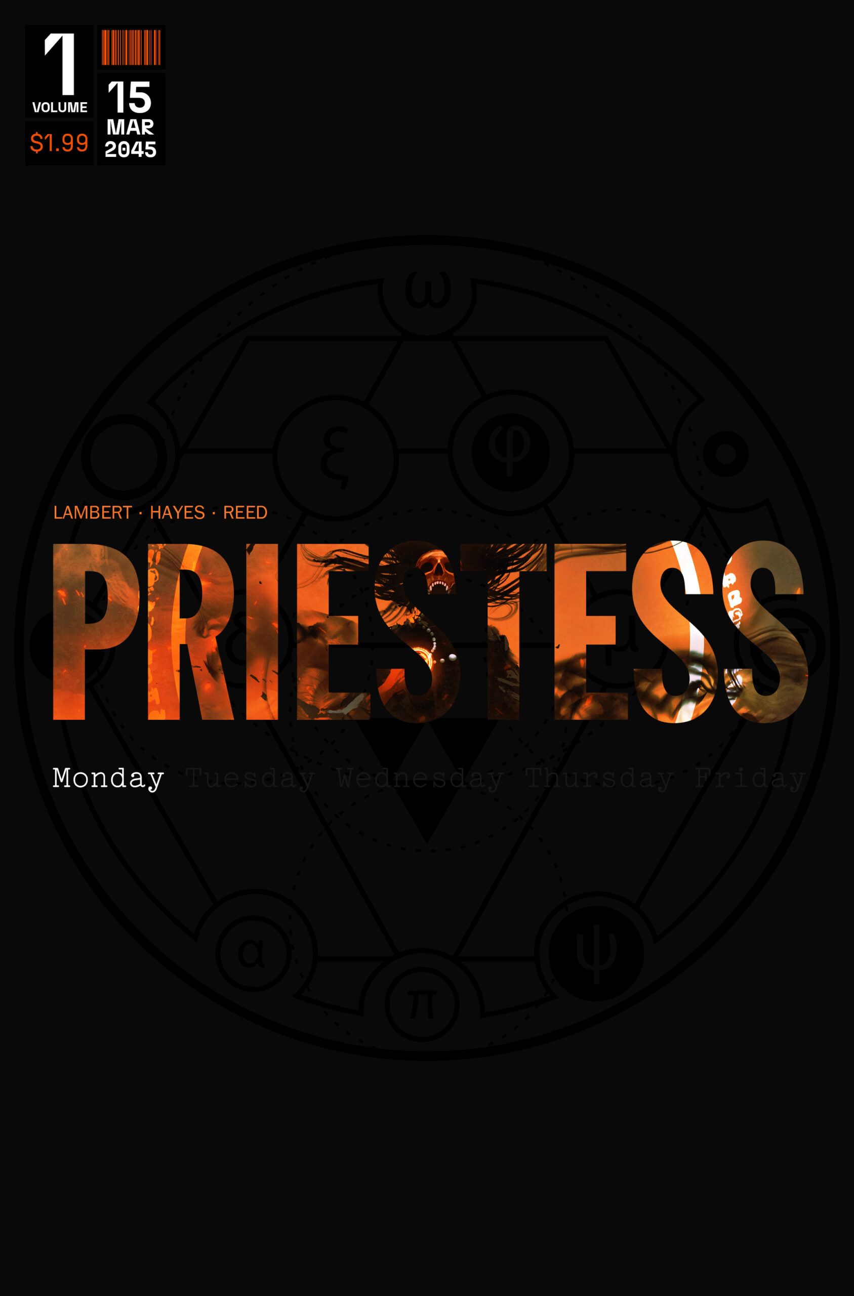 Comic Book Cover Design Challenge: Priestess - WLDN